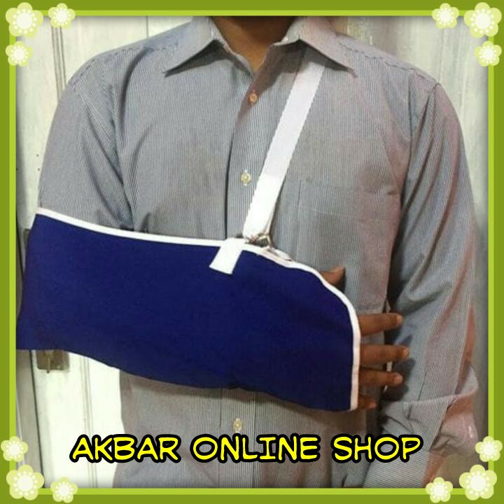 Jual Kain ArmSling Arm Sling Penyangga Lengan Patah Ukuran L | Shopee ...