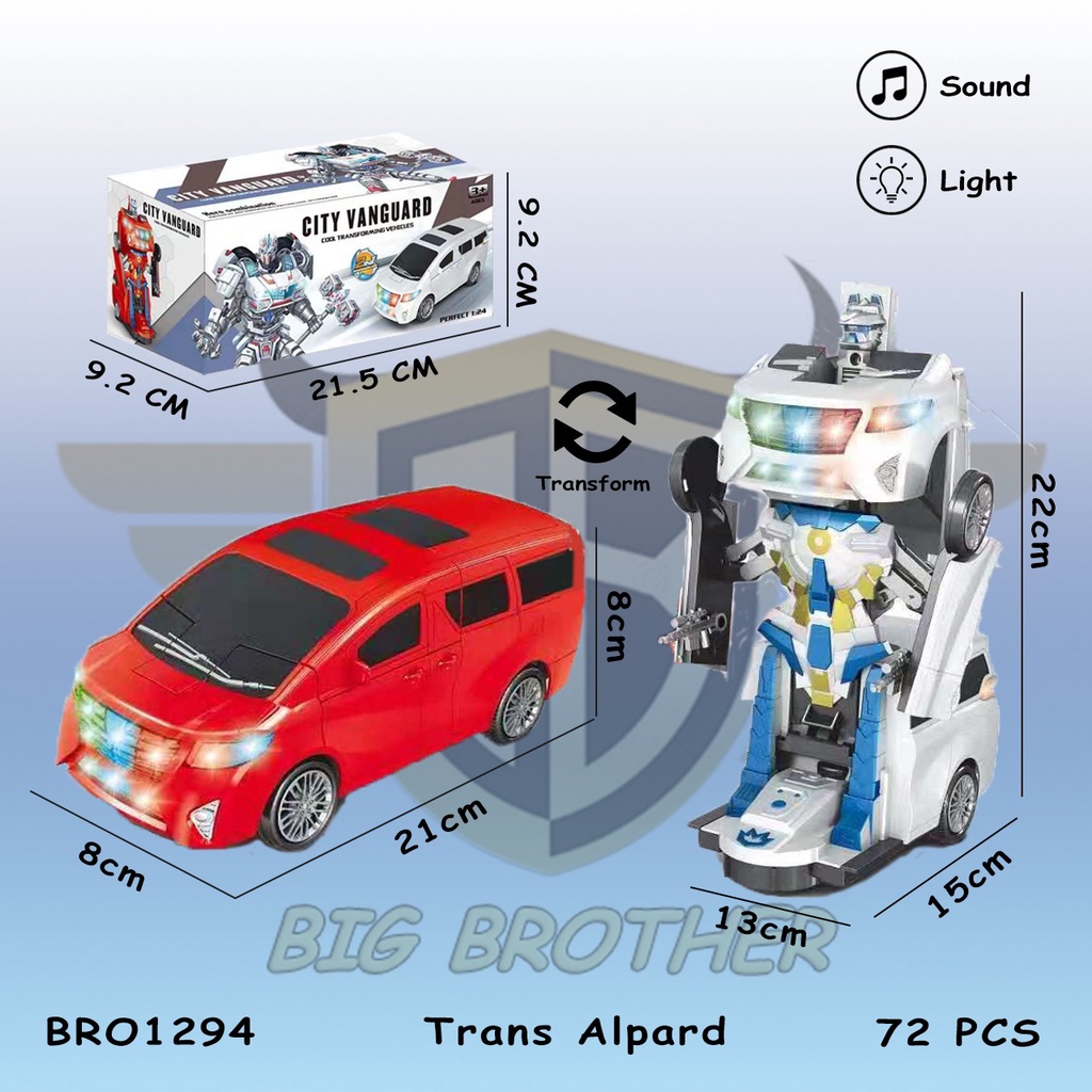 Jual Alpard Mobil Berubah Robot Robotan Transformer Mainan Anak Mobilan ...