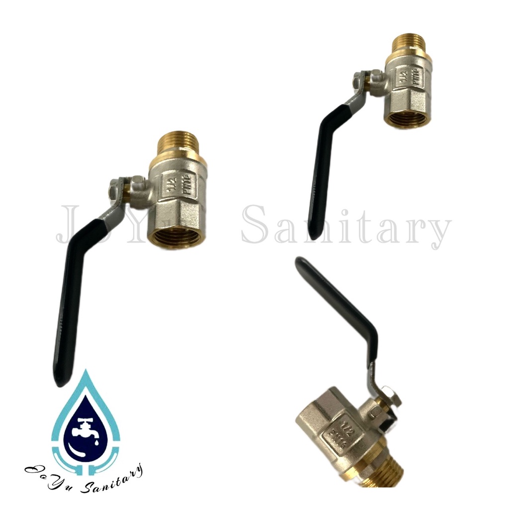 Jual Ballvalve Kuningan Frap 1/2 inch drat Luar dalam - Stop Kran keran air 3/4 inch sambungan ...