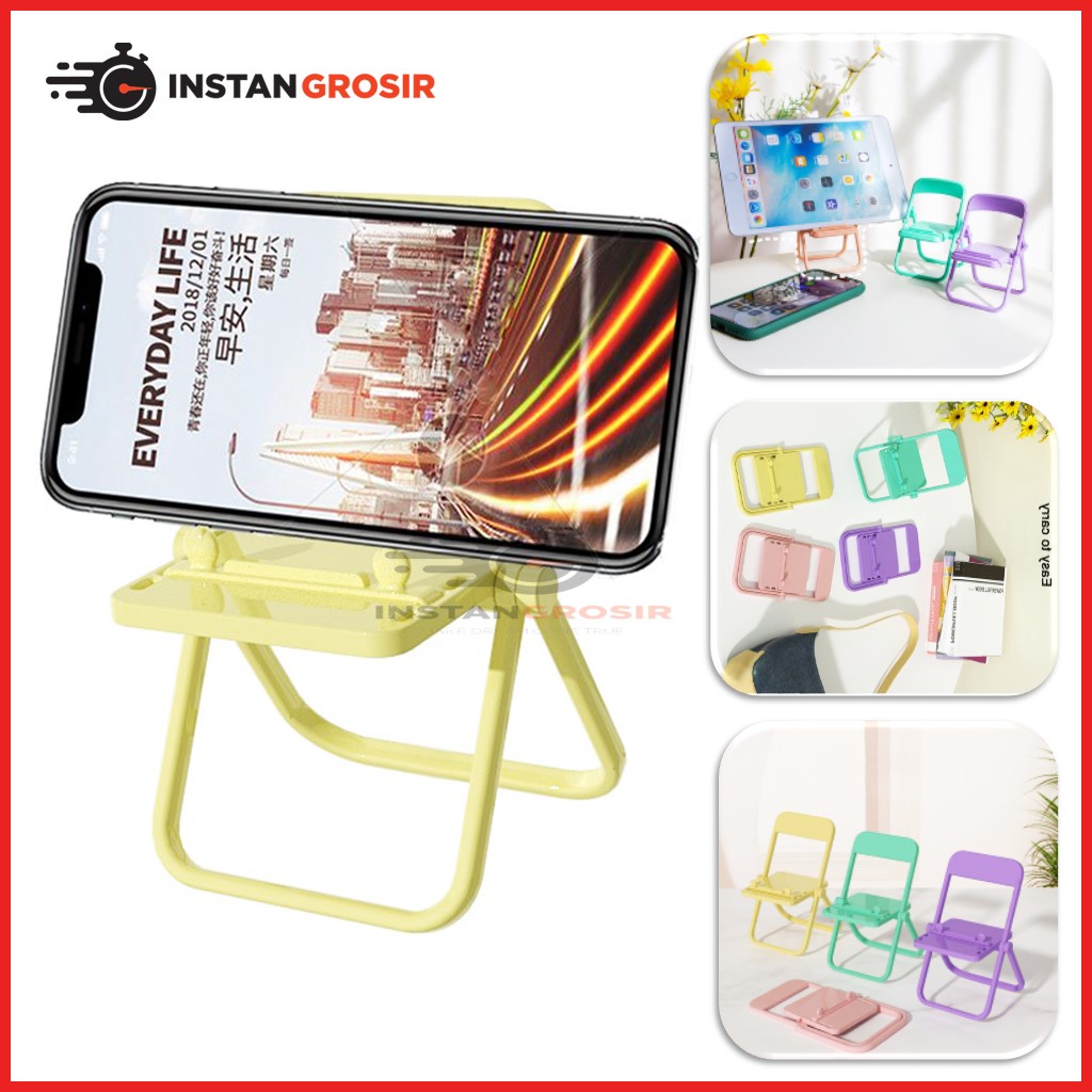 Jual Phone Holder Hp Miniatur Kursi Stand Meja Dudukan Handphone ...