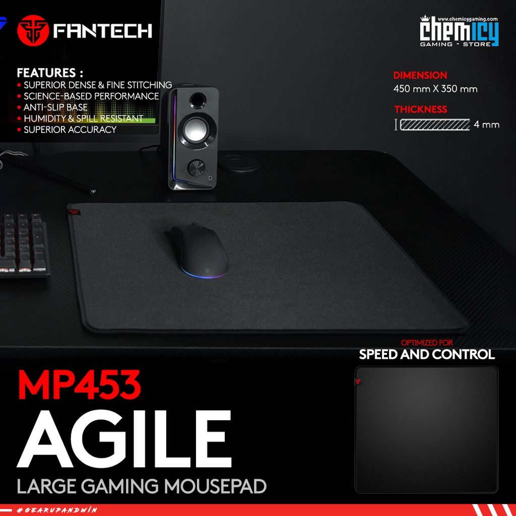 Jual Fantech Agile MP453 Large Cloth Gaming Mousepad | Shopee Indonesia