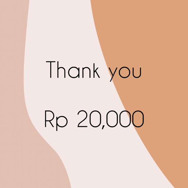 Jual Thank you! | Shopee Indonesia