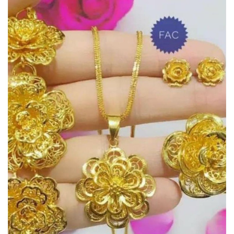 Jual perhiasan set bunga | Shopee Indonesia