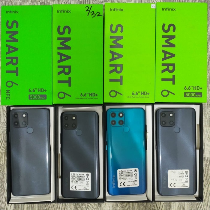 Jual Infinix Smart 6 2/32 | 3/64 SECOND FULLSET RESMI | Shopee Indonesia