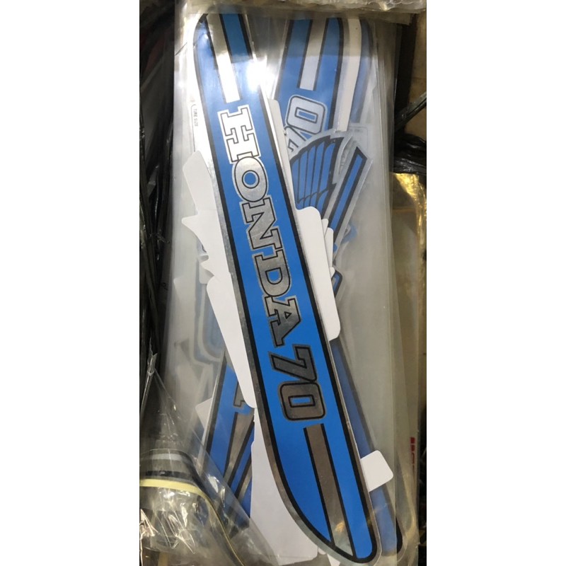 Jual sticker stiker striping c70 honda | Shopee Indonesia