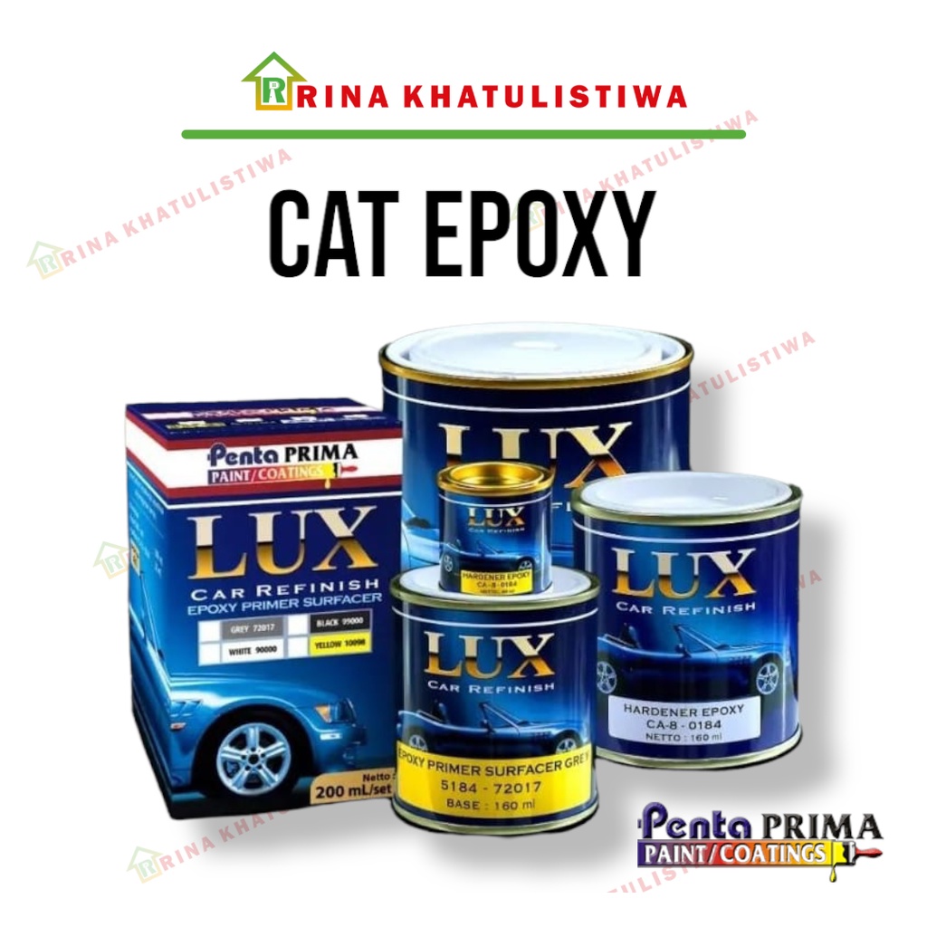 Jual Cat Epoxy Lux Primer Surfacer Warna Grey Cat Dasar Mobil Grey ...