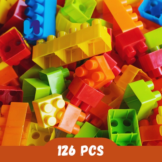 Jual Mainan Balok Susun Lego 120 Pcs Mainan Anak Balok Susun Warna ...