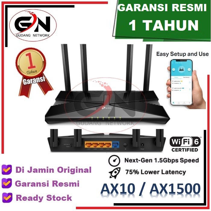 Jual TP-LINK ARCHER AX10 AX1500 WIFI6 / ARCHER AX 10 AX1500 WIFI 6 ...