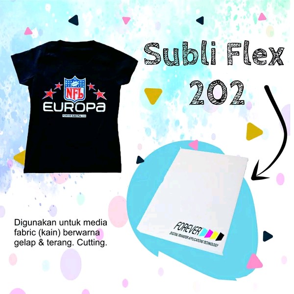 Jual Forever Sublim Transfer Paper Subli Flex 202 Trial Pack (isi 10 ...