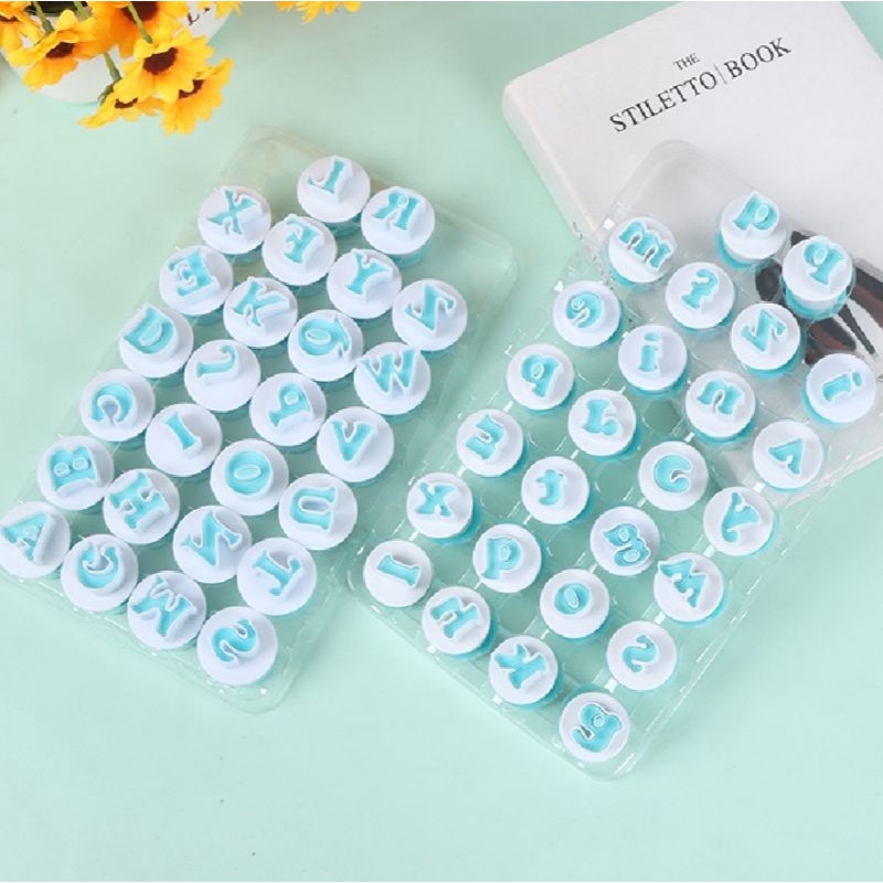 Jual Alfabet emboss/alfabet stamp/cetakan huruf /Cetakan fondant ...