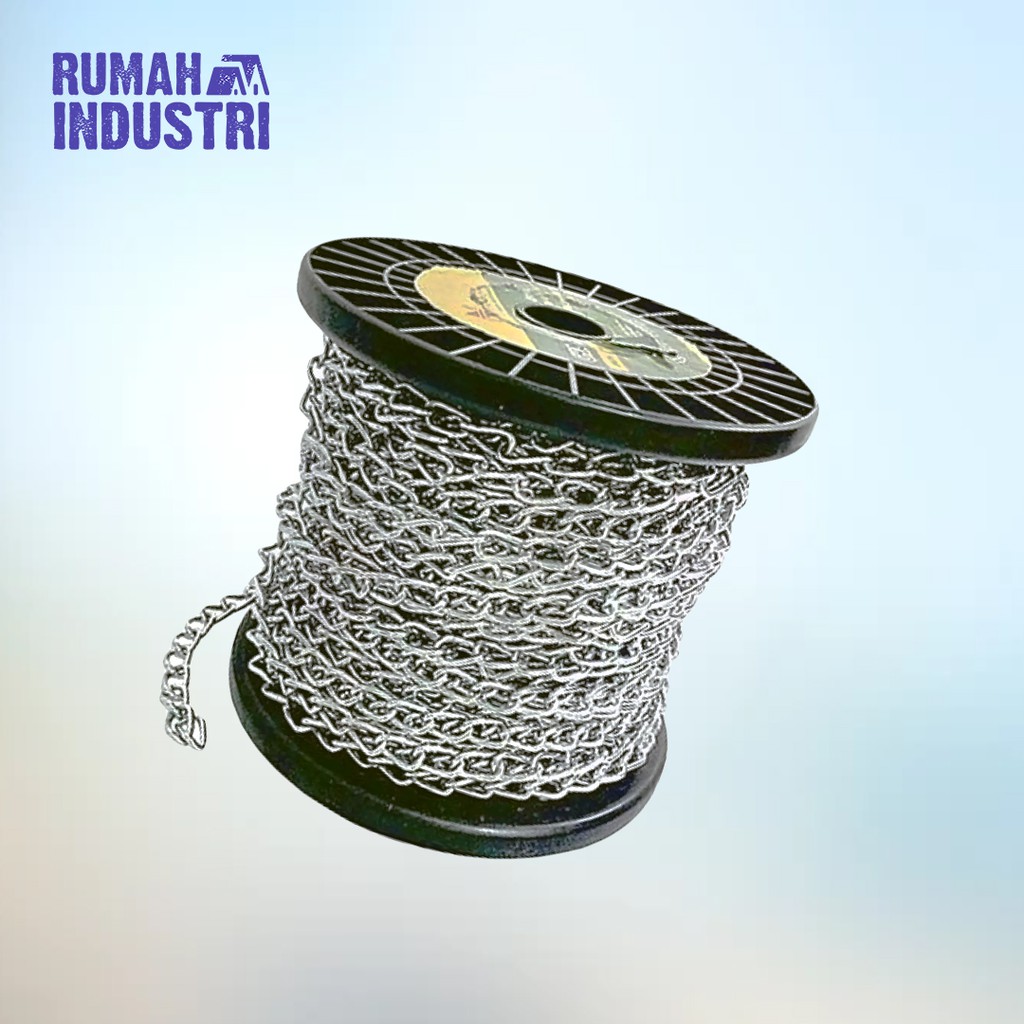 Jual BAGUS! Rantai Besi Kecil Galvanis Steel Chain 1.6 - 3 mm Nankai ...