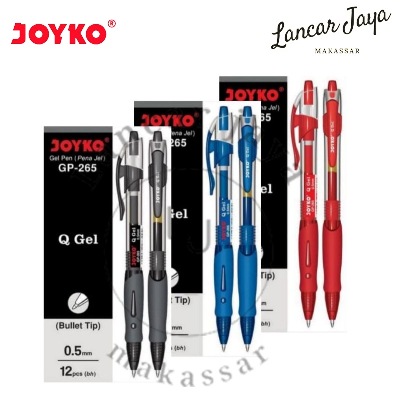 Jual [1 LSN / 12 PCS] Gel Pen Pulpen Pena Joyko GP-265 Q Gel 0.5 mm | Shopee Indonesia
