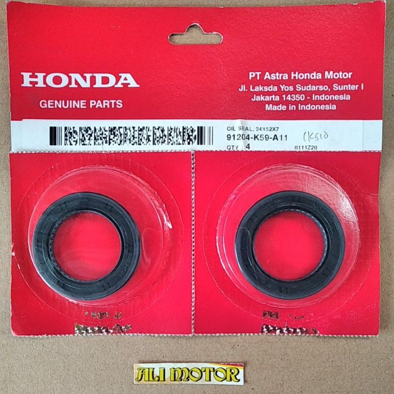 Jual Sil Seal As Roda Belakang Pcx Vario 125 150 34x52x7 91204 K59 A11