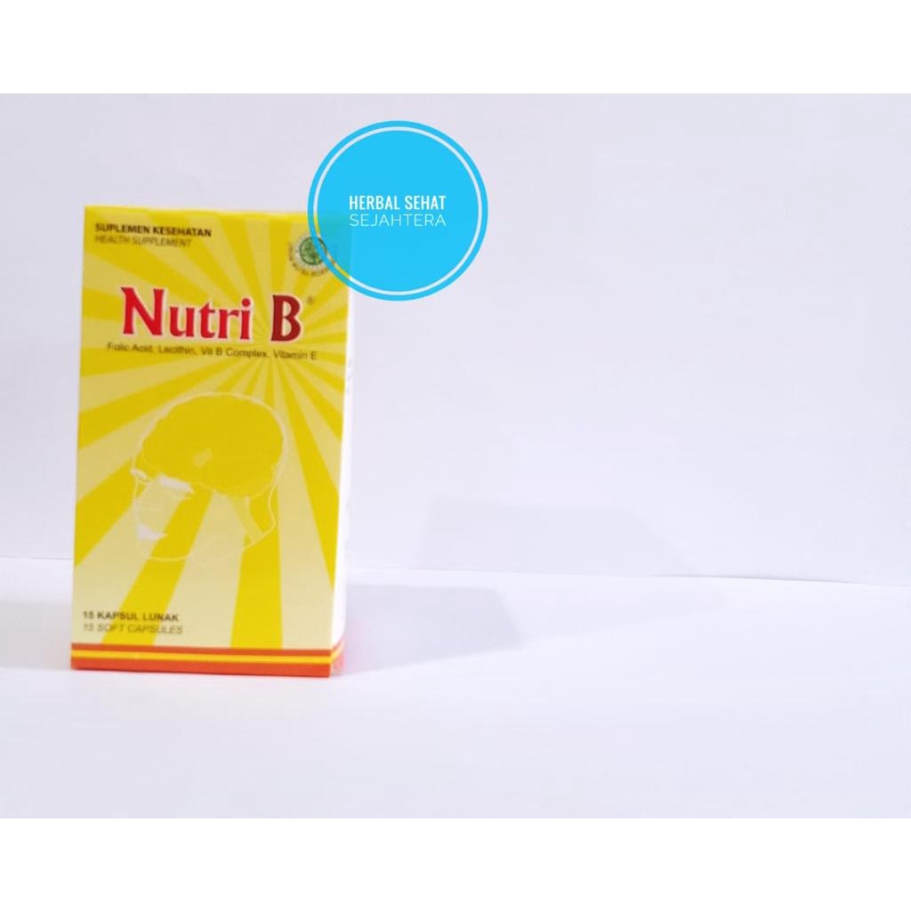 Jual NUTRI B Nutri B - Suplement dan vitamin untuk memenuhi kebutuhan asam folat, vitamin B ...