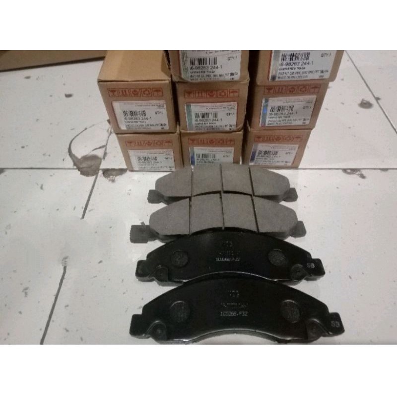 Jual Kampas rem / Brake Pad depan isuzu traga original | Shopee Indonesia