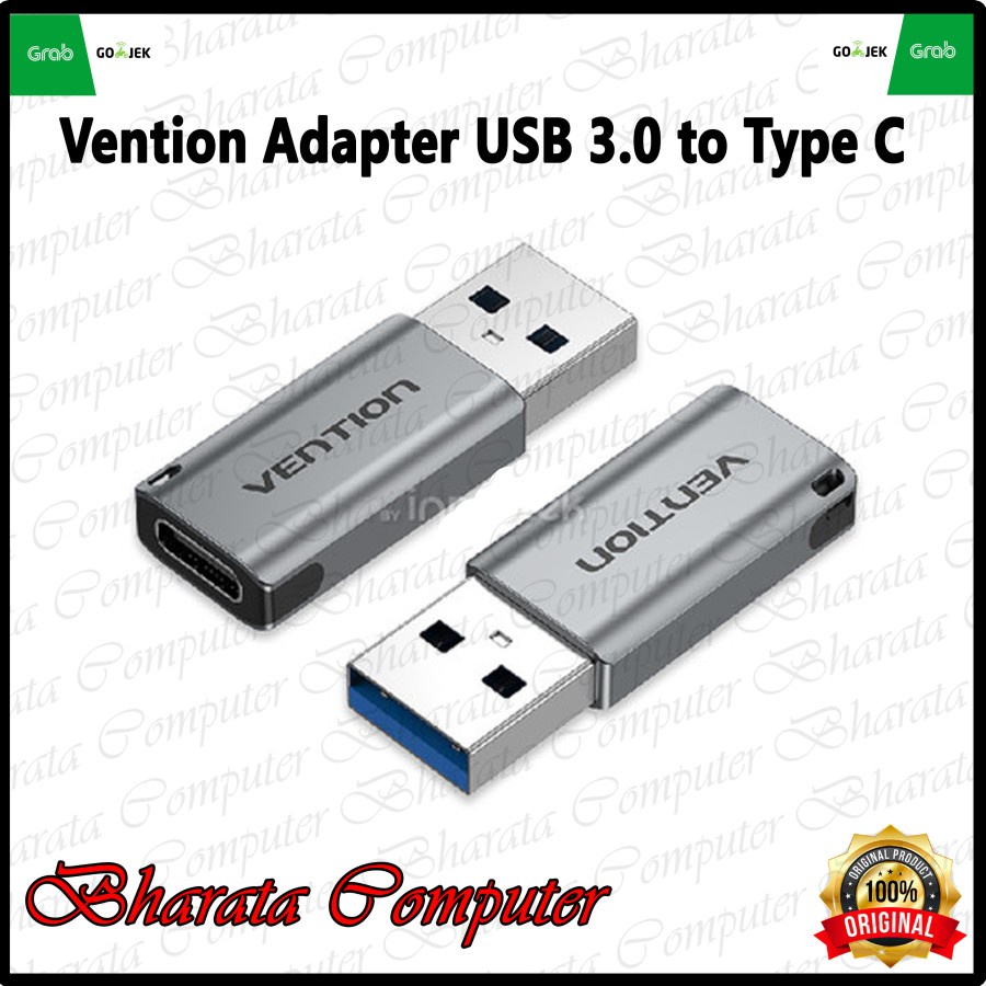 Jual Vention Adapter USB 3.0 to Type C Up to 5Gbps Original | Shopee ...