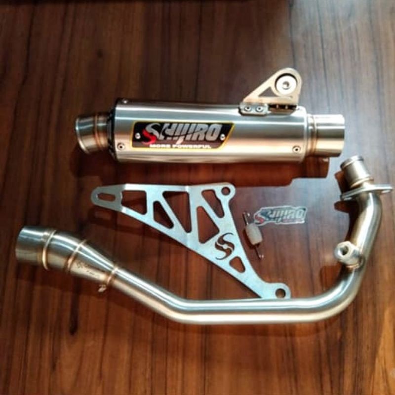 Jual Knalpot Racing Vespa Matic 150 3v, SHIJIRO Type M50 | Shopee Indonesia