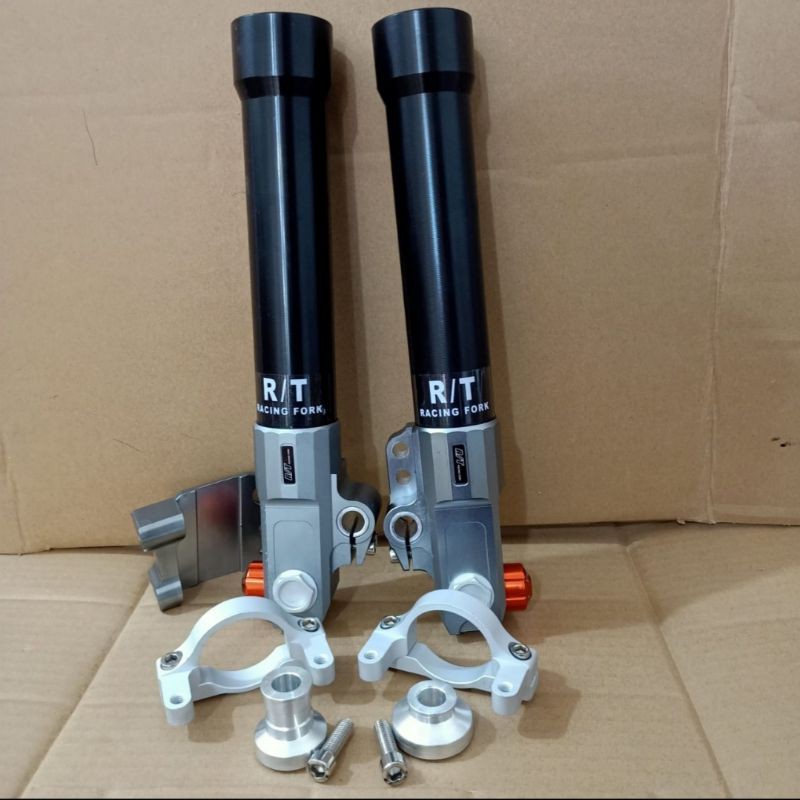 Jual bottom shock depan r/t stage pcx plus breket kaliper monoblock ...