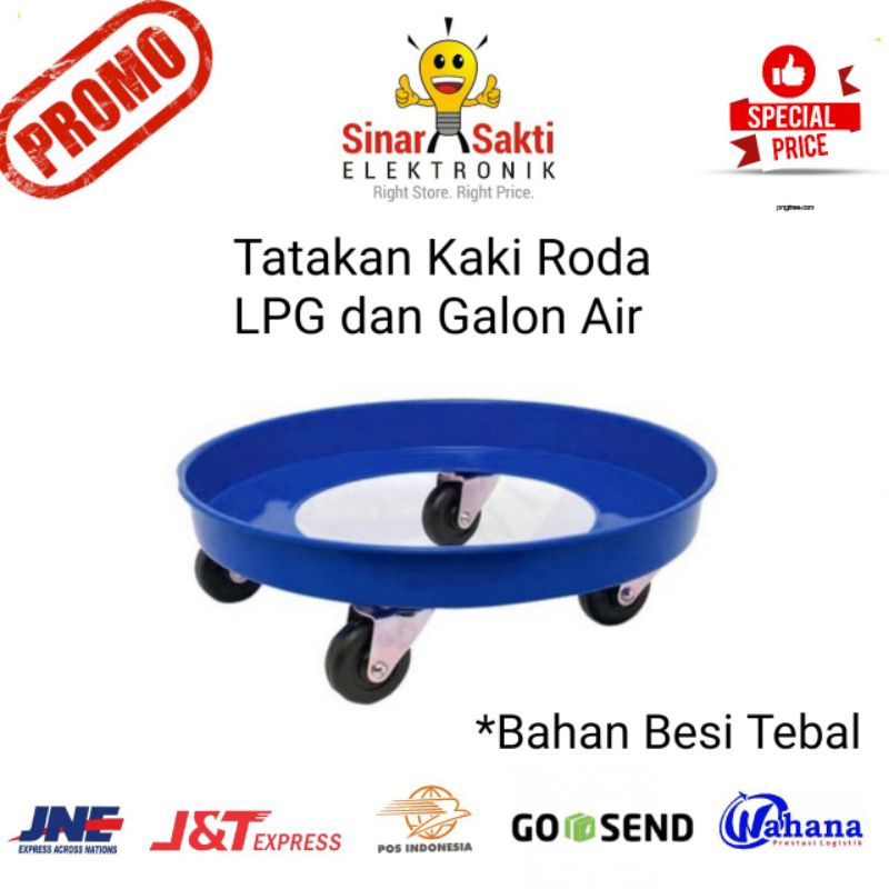 Jual Tatakan Kaki Roda Alas Dudukan Tabung Gas Elpiji Galon Air Bahan ...