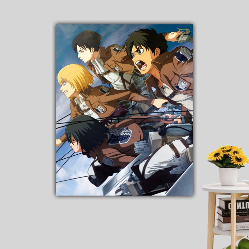 Jual Poster kayu attack on titan - Hiasan dinding - poster attack on ...