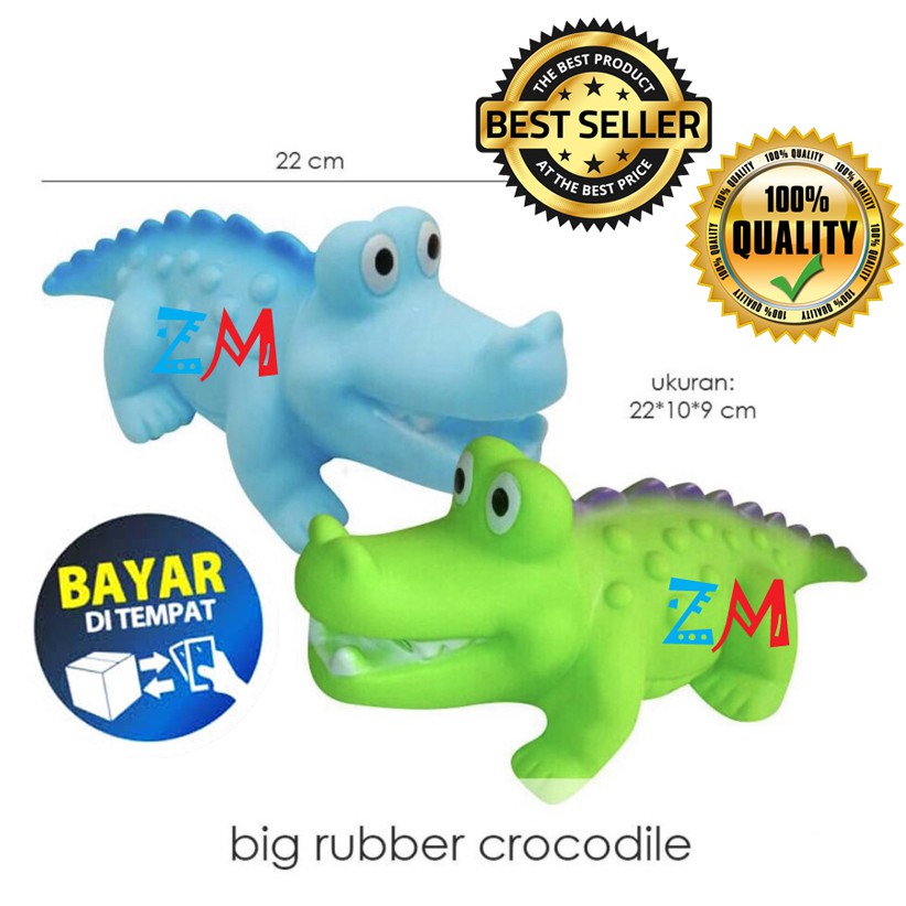 Jual Mainan Buaya Karet Pencet Bunyi Lucu B849 - Mainan Mandi Anak Bayi ...