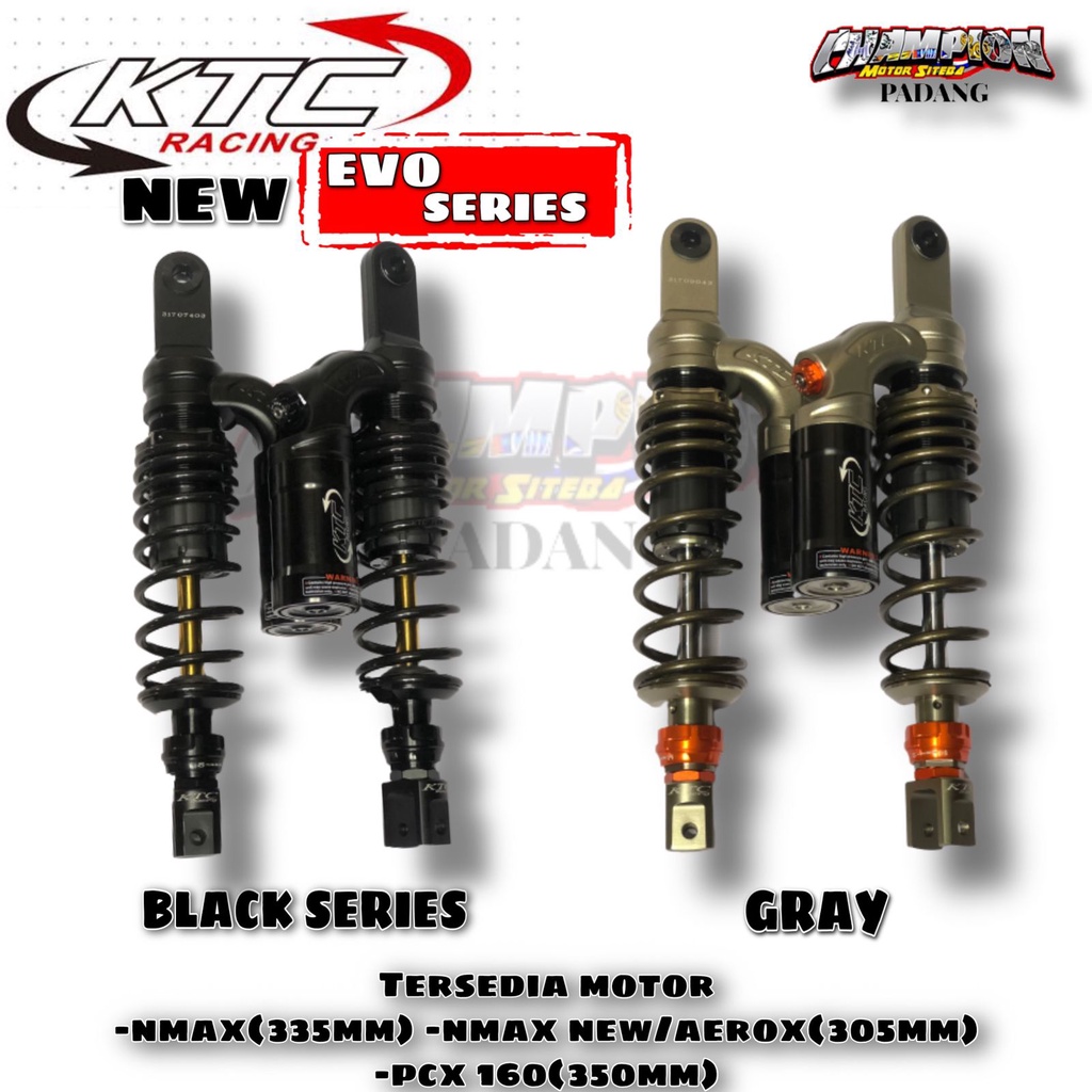 Jual Shock Shockbreaker KTC RACING EVO Matic Nmax Aerox Nmax New PCX ...