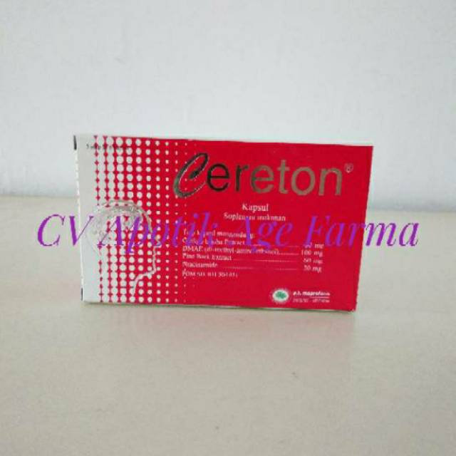Jual Cereton Capsule isi 30 (Meprofarm) | Shopee Indonesia