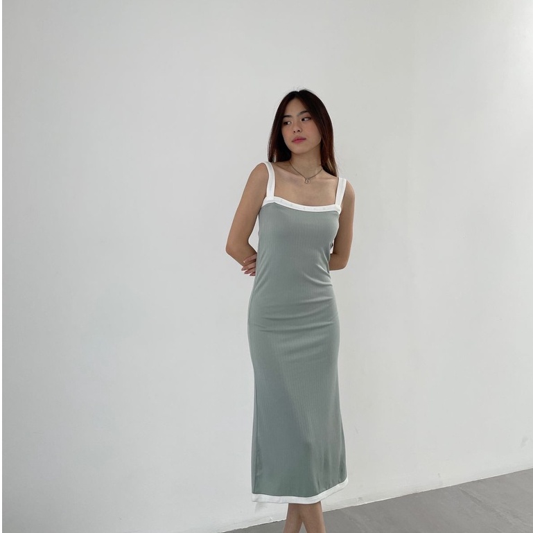 Jual Aubree Knit Dress —— Ocha Wear | Korean Premium Knit Wanita | Knit ...