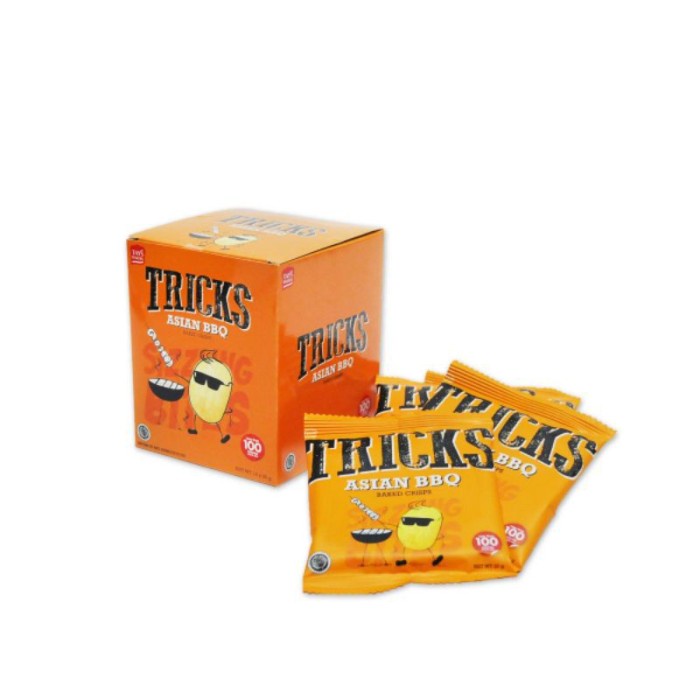 Jual Biskuit Snack Trick Potato Baked Chips box isi 10 pcs | Shopee ...