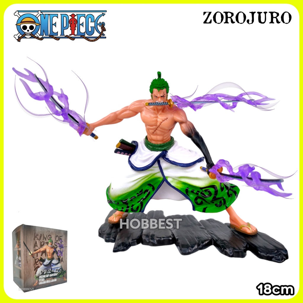 Jual Action Figure KOA ONE PIECE : ZOROJURO - Miniatur Pajangan Mainan ...