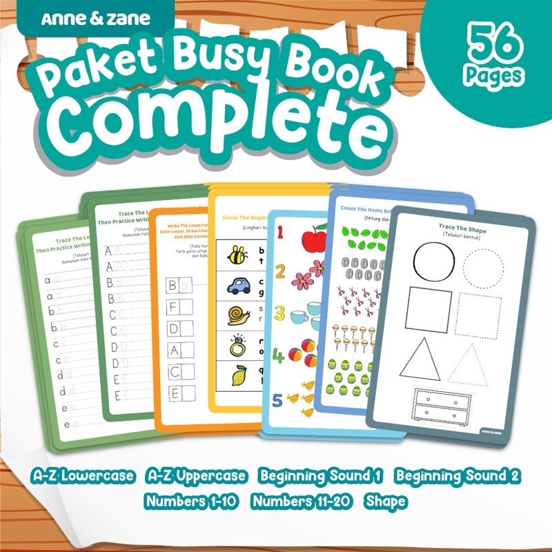 Jual Paket Lengkap Busy Book Series / Wipe and Clean / Mainan Edukasi ...