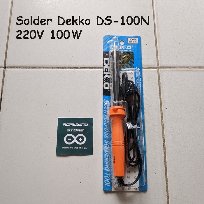Jual Solder Dekko DS100N 220V 100W DS100 Soldering Iron DS-100N ...