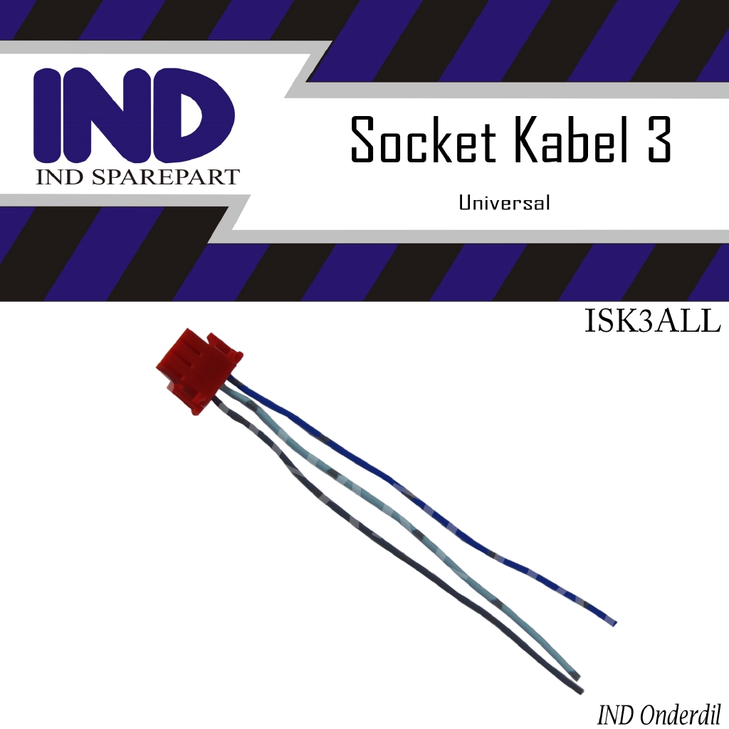 Jual Socket/Soket 3 Kaki/Pin/Kabel Semua Jenis Motor Tombol Klakson ...