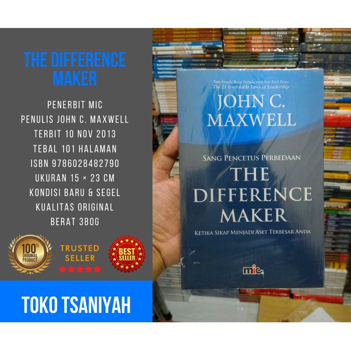 Jual Buku John C Maxwell The Difference Maker Buku Motivasi Buku Psikologi | Shopee Indonesia