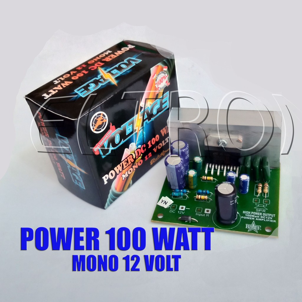 Jual Kit Power Amplifier 100W Mono 12V TDA2005 BME Voltage | Shopee ...