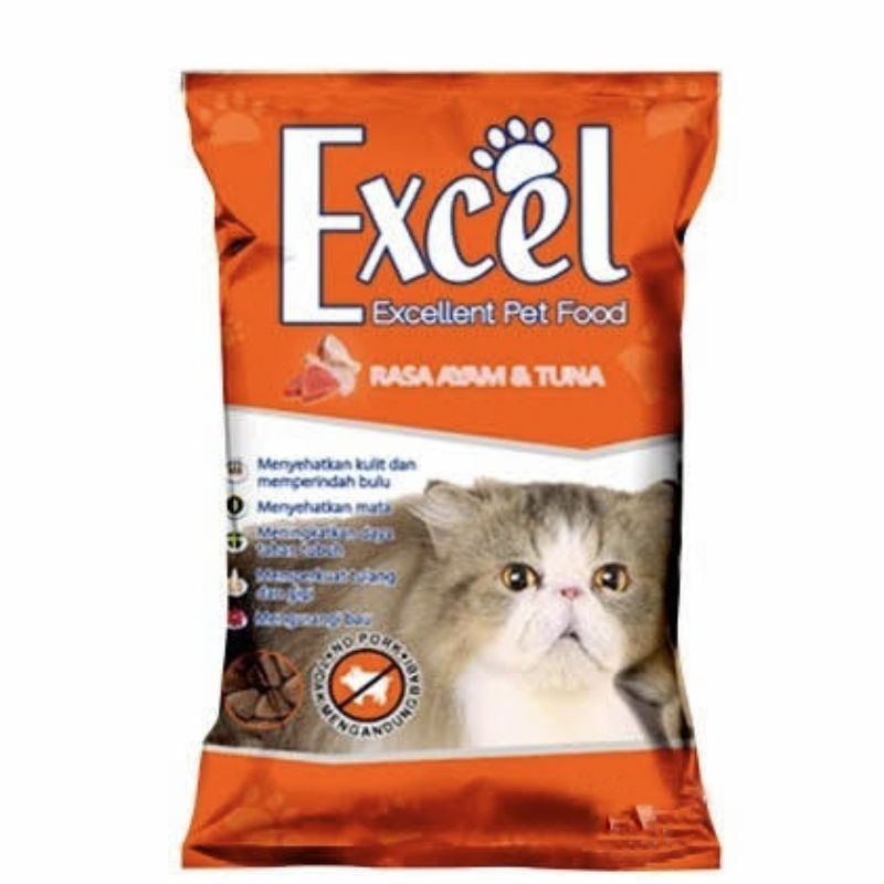 Jual Makanan Kucing Excel Dry Food Excellent Pet Food 500gr 3 Macam ...