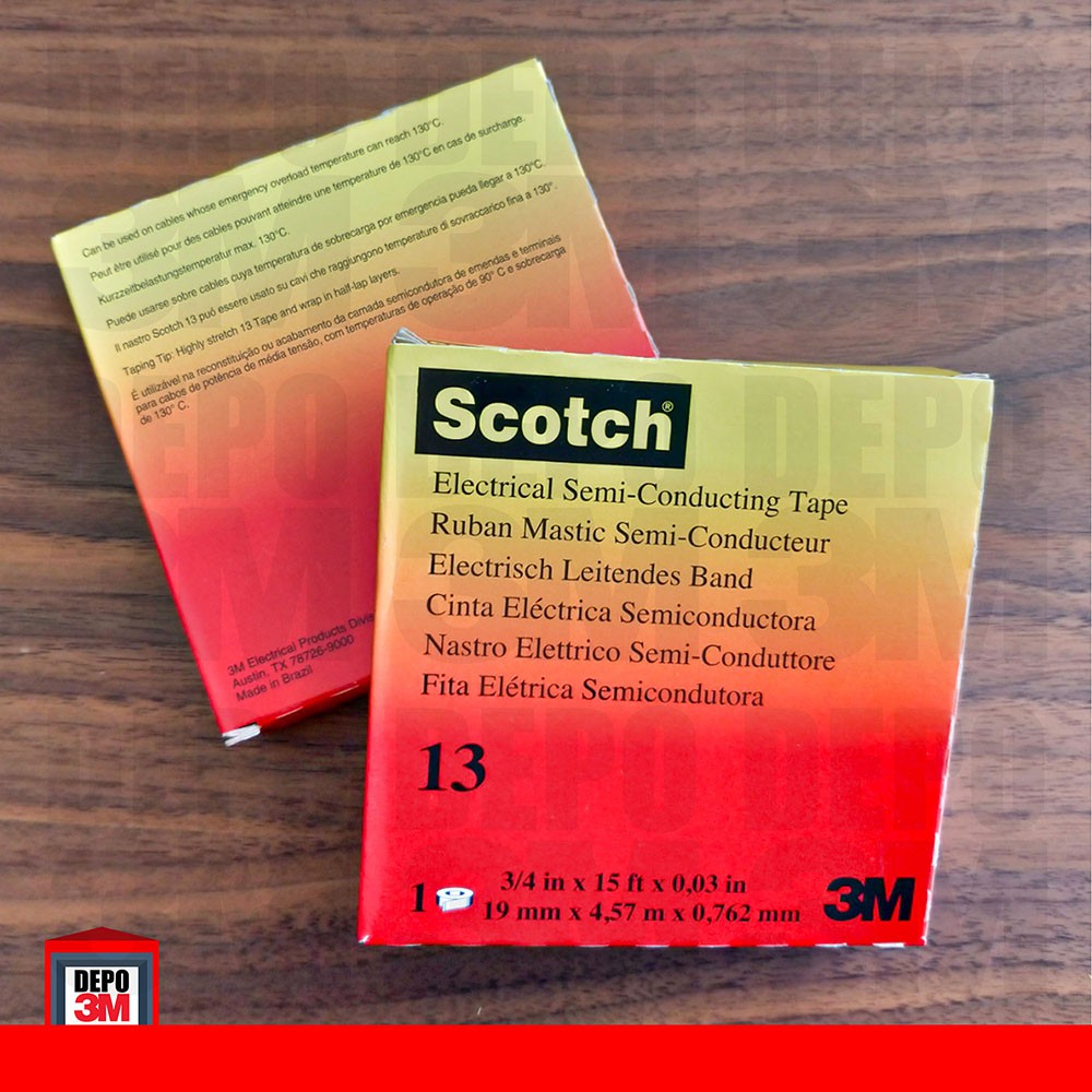 Jual 3M Scotch 13 Electric Semi Conducting Tape Isolasi Listrik ...