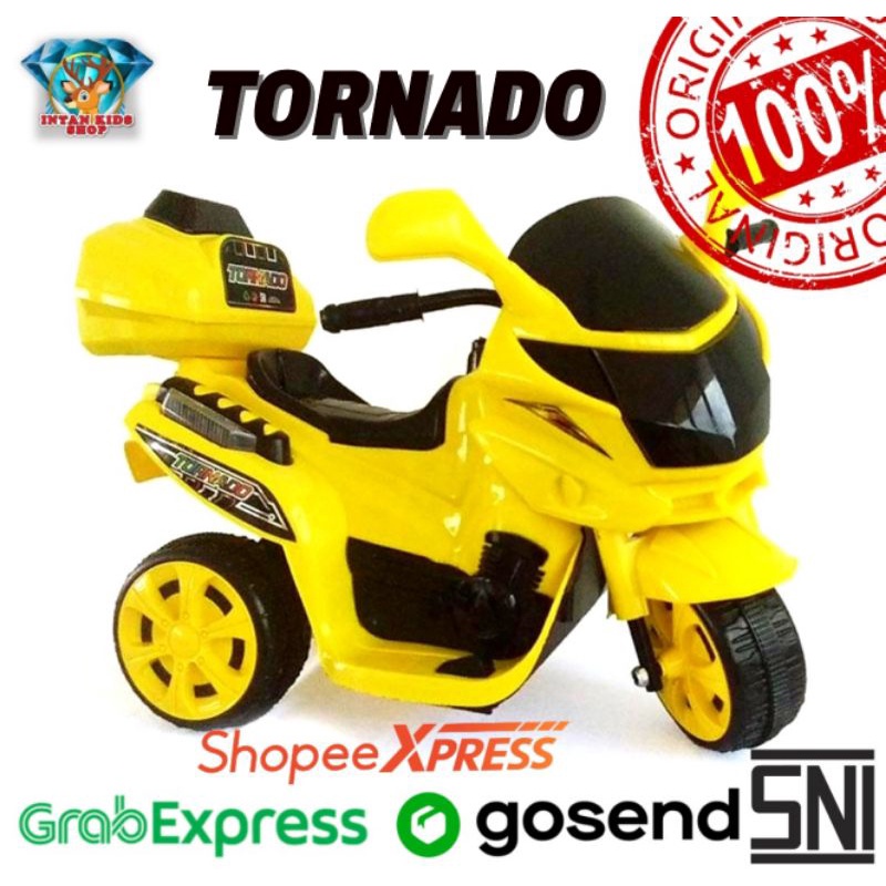 Jual MAINAN ANAK MOTOR AKI TORNADO METEOR SERIES HARGA MURAH | Shopee ...