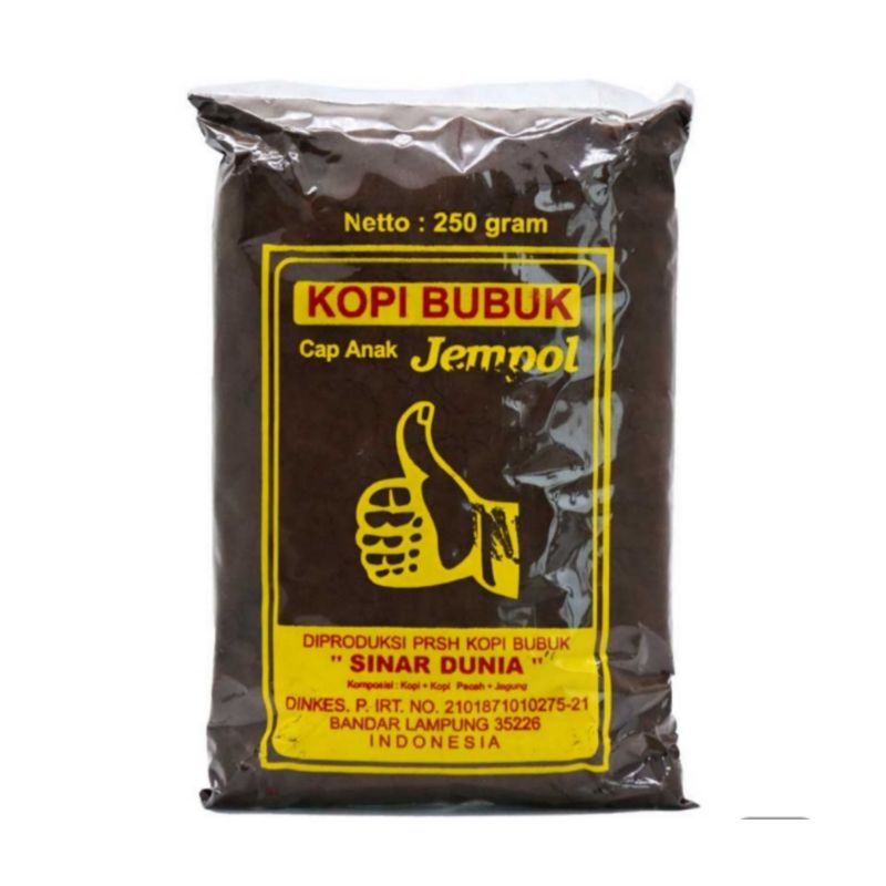 Jual Cap Anak Jempol Kopi Bubuk 250 g | Shopee Indonesia