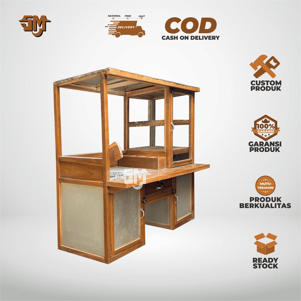 Jual Gerobak Somai Keliling/Grobak Motor Jualan Cilok,Bakso,Sempol ...