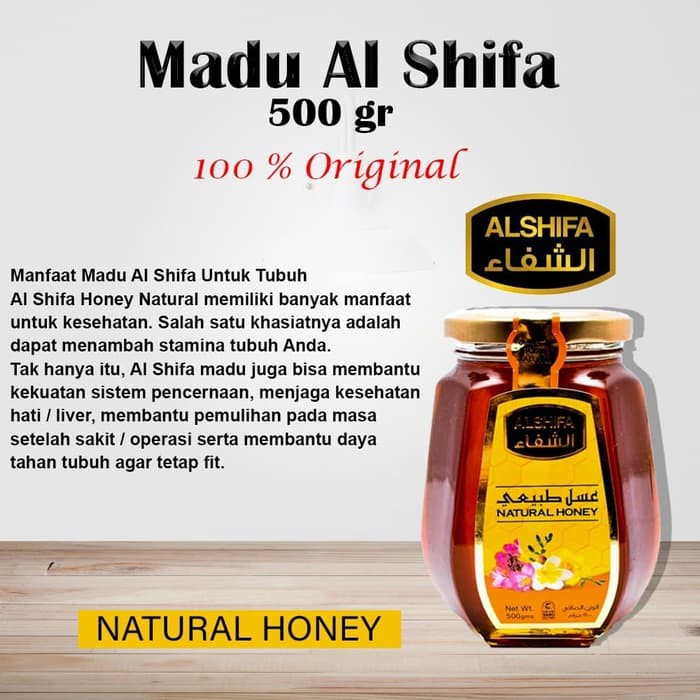 Jual Madu Arab Al Shifa AlShifa 500 Gr Import Arab Saudi ( Madu Asli ...