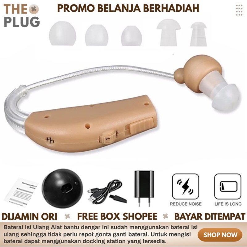 Jual Alat Bantu Dengar Pendengaran Pengeras Suara Telinga Tuli Orang Tua Hearing Aid Wireless ...
