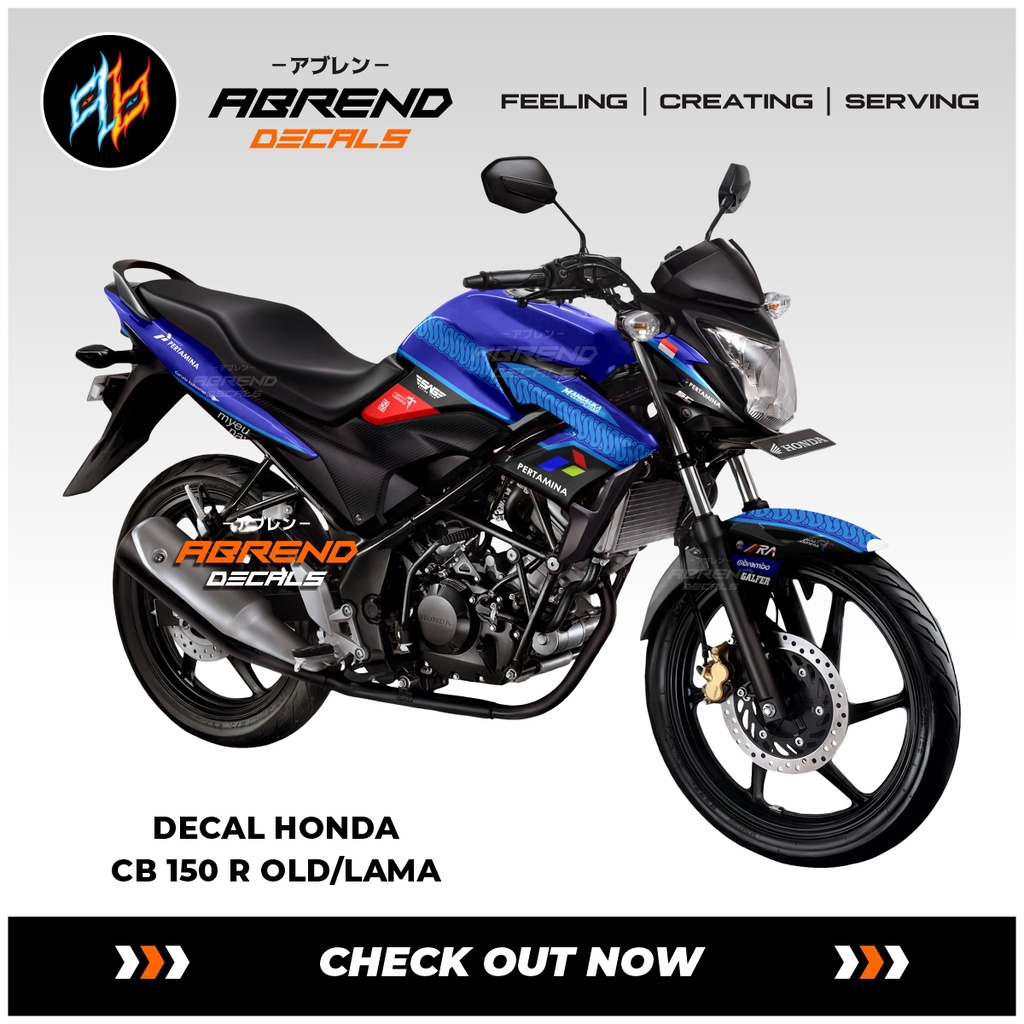 Jual Decal CB 150 R Old Mandalika Pertamina / Stiker Motor Honda Cb ...