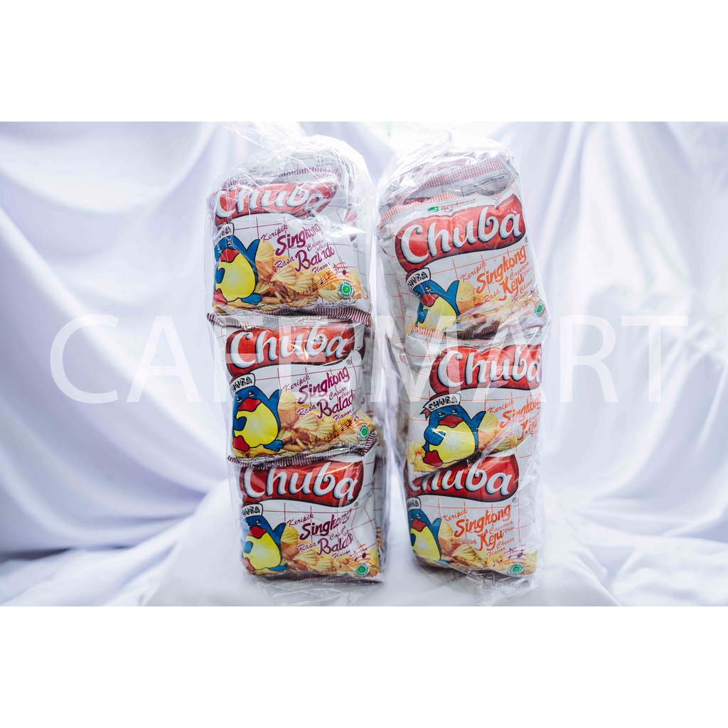Jual Chuba Keripik Singkong (1 pack isi 10 pcs) / SNACK JADOEL @14GRAM ...