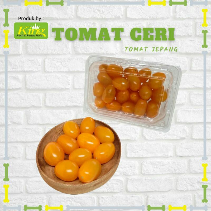 Jual Tomat Jepang hydroponic, Tomat ceri kuning, yellow tomatoes Japan ...