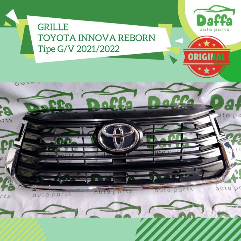 Jual Grill Grille Gril Grile Radiator Bumper Bemper Guard Depan Mobil Toyota Innova Reborn Tipe ...