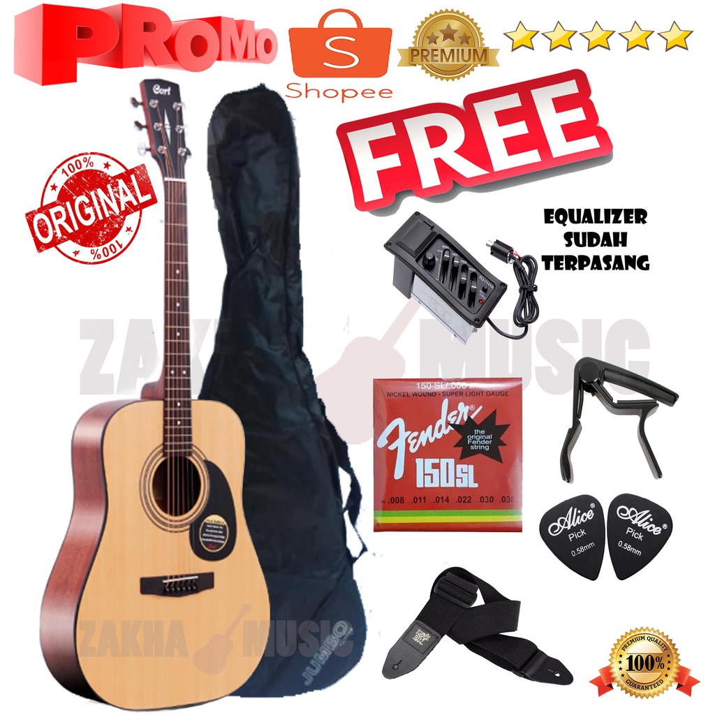 Jual Gitar Cort Akustik AD810 OP Original | Cort AD-810 OP Bonus ...