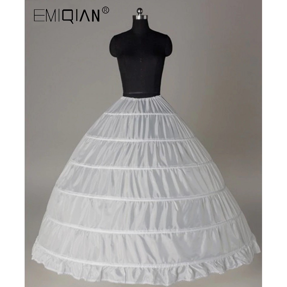 Jual High Quality Stylish Ball Gown 6 Hoops Petticoats Crinolines ...