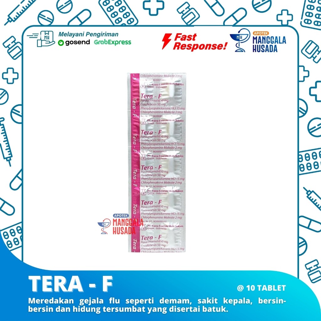 Jual TERA - F PER STRIP @ 10 KAPLET | Shopee Indonesia