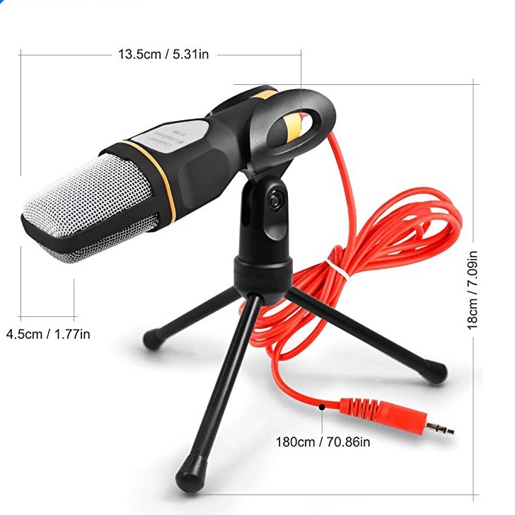 Jual Mikrofon Kondenser SF-666 Studio dengan Tripod Untuk Karaoke - Mic ...